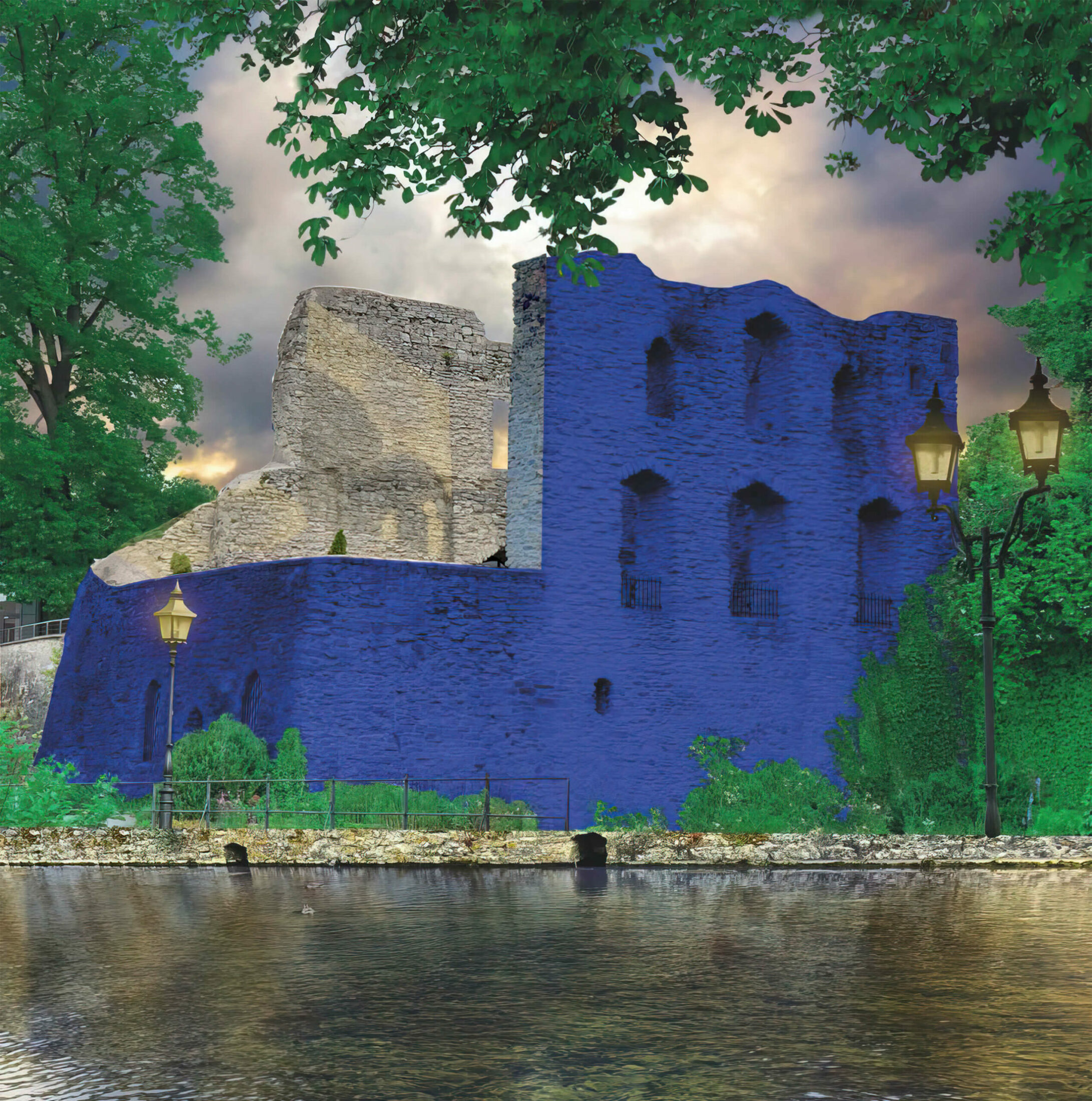 Der Ort - Die Blaue Burg in Bad Lippspringe